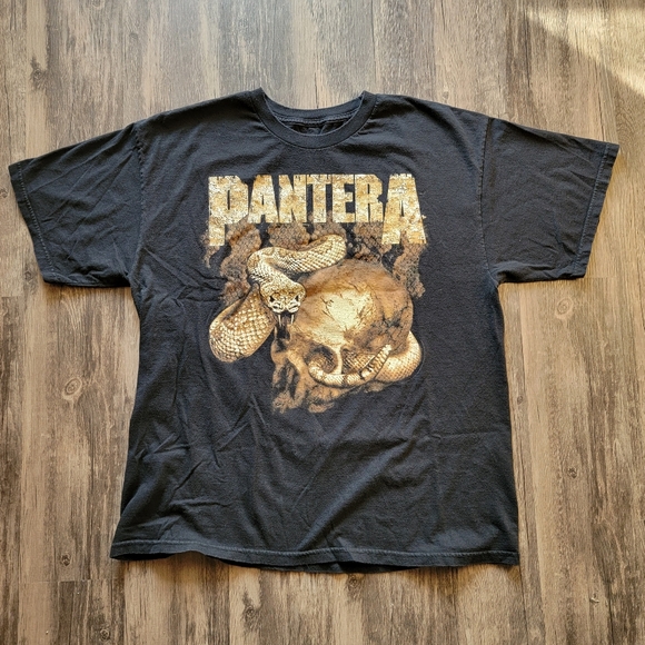 no brand | Shirts | Vintage Pantera Metal Band Tee Black Mens Xl | Poshmark